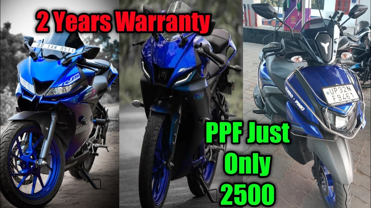 R15 PPF / R15 Bike PPF / Ray zr PPF / Yamaha Ray zr PPF / PPF Lucknow ...
