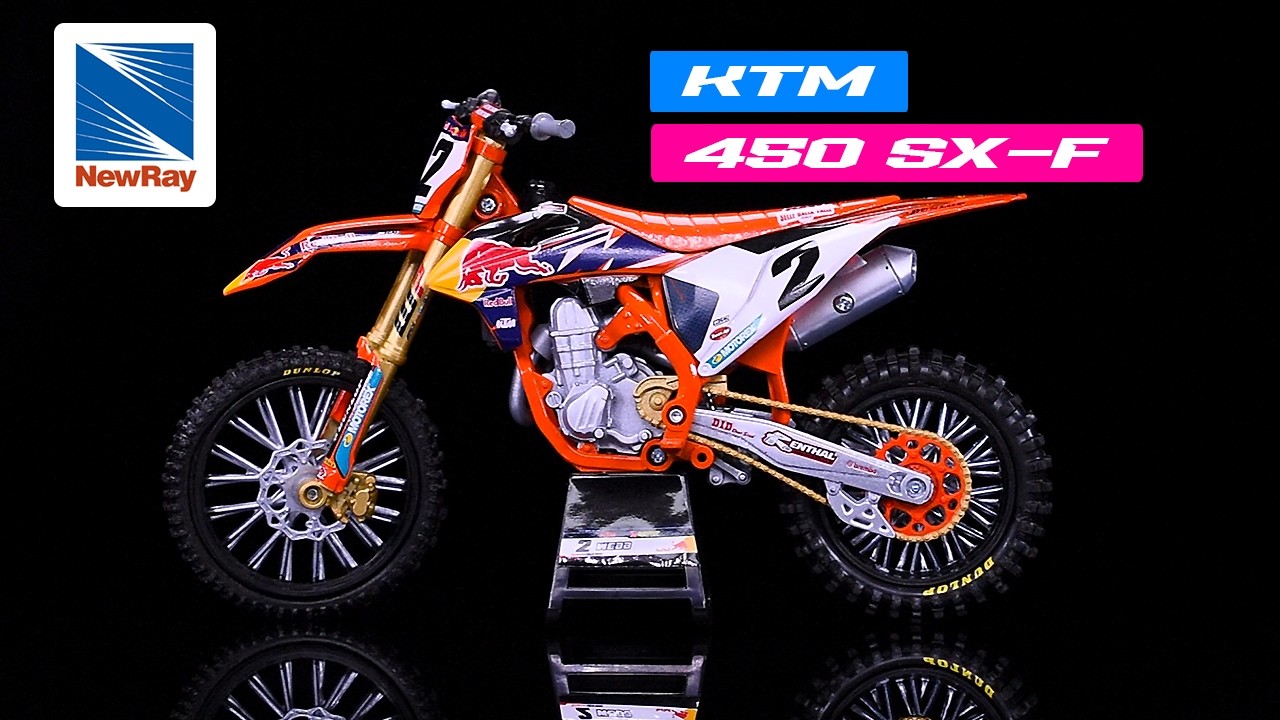 KTM 450 SX-F Motorcycle #2 Cooper Webb "Red Bull KTM Factory Racing" 1/ ...