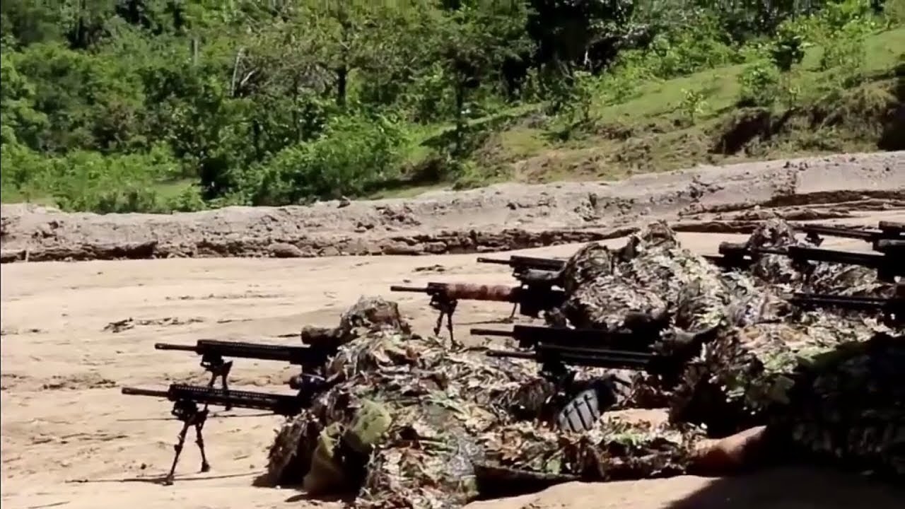 Philippine Army Tabak Troopers Marksmen capability demonstration - YouTube