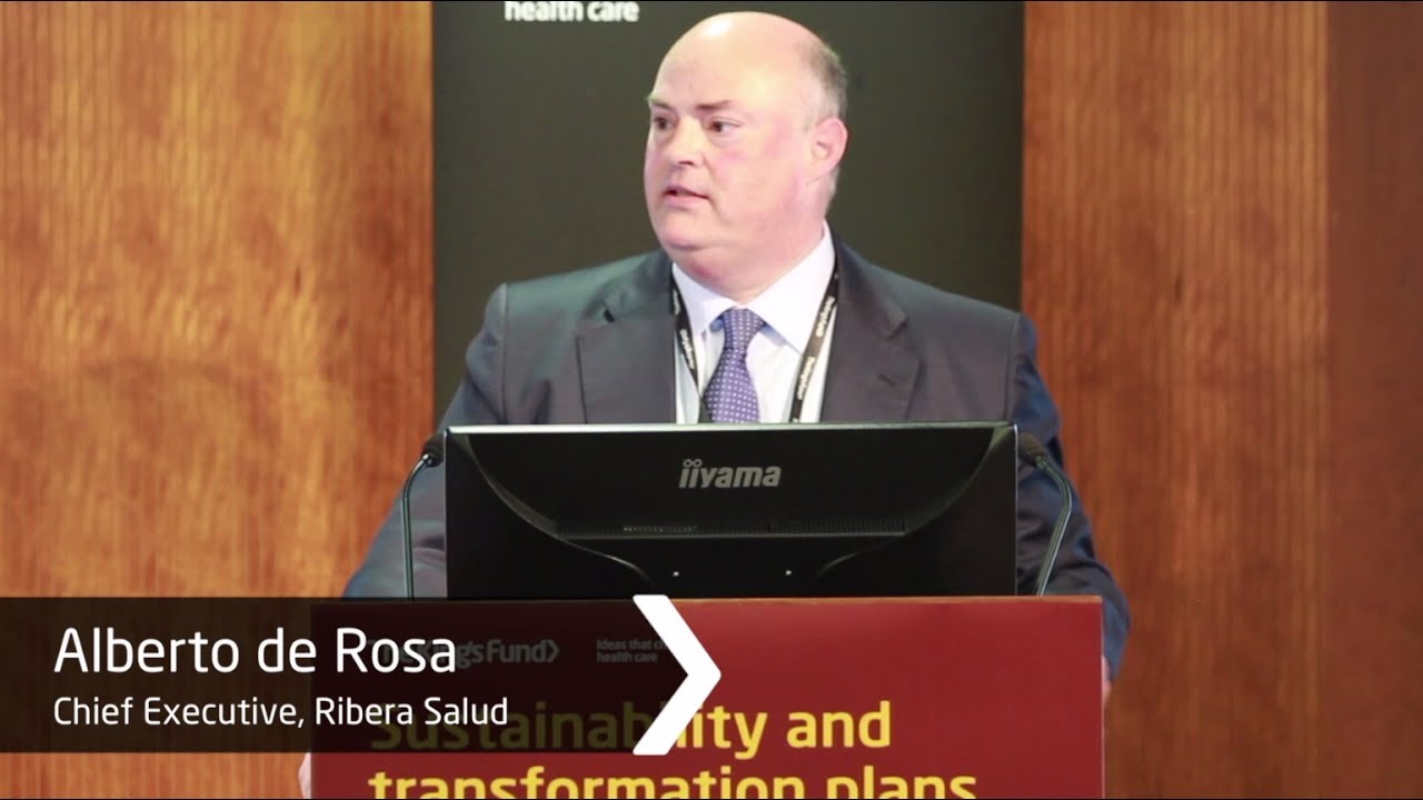 Alberto de Rosa: Ribera Salud Group - from hospital to population ...