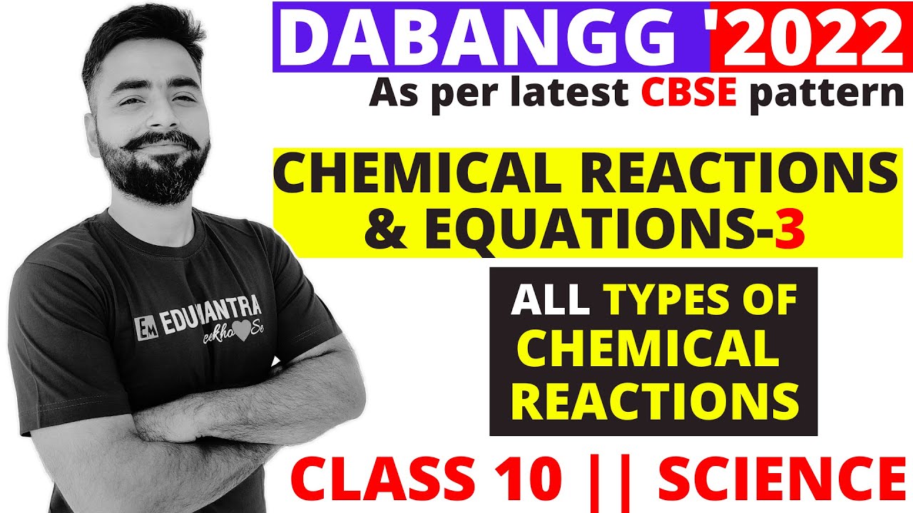 TYPES OF CHEMICAL REACTION CLASS 10 CBSE CHEMISTRY YouTube types-of-chemical-reaction-class-10-cbse-chemistry-youtube
