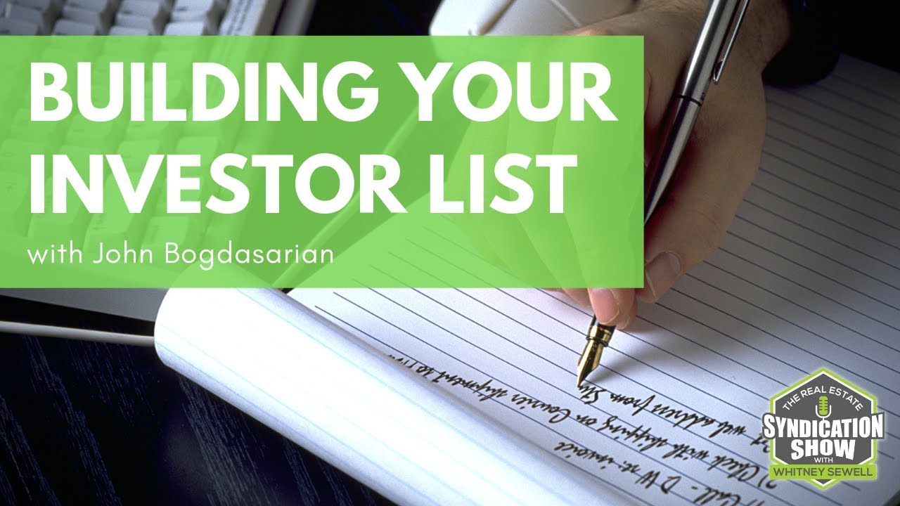 How to Build an Investor List - YouTube
