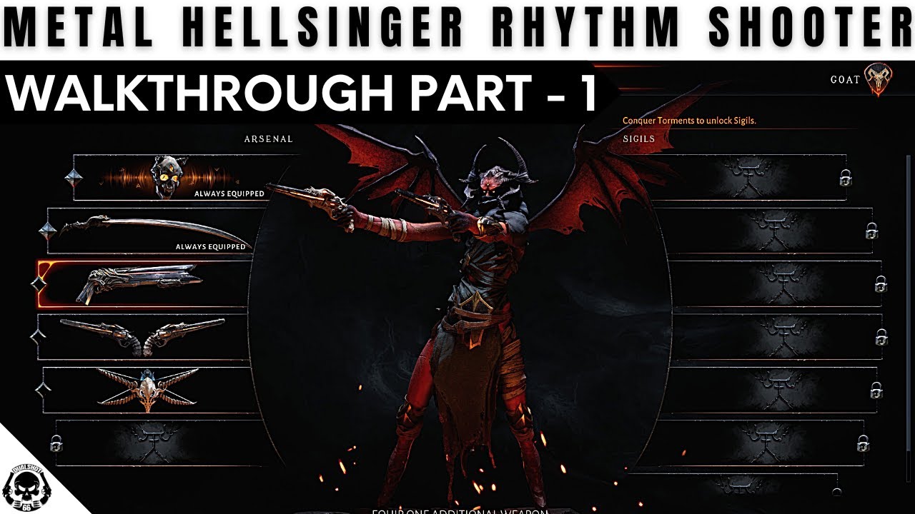 Metal Hellsinger Full Gameplay Walkthrough Part - 1 - YouTube