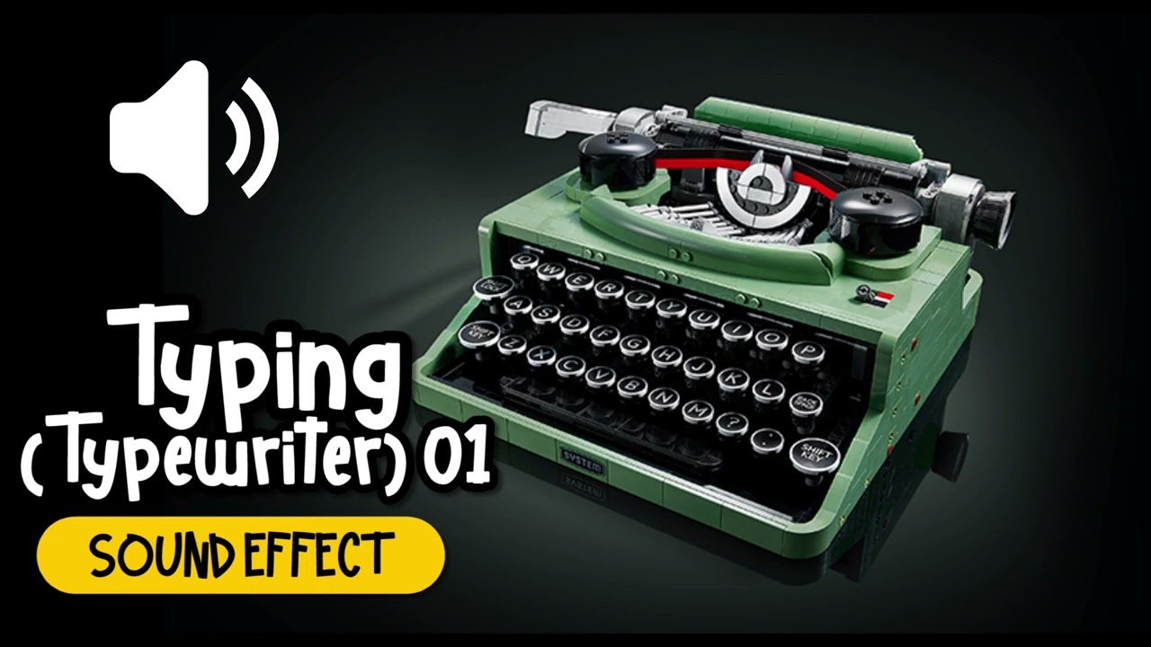 Typing (Typewriter) #01 Sound Effect | 打字 #01 打字機 輸入 復古 音效 (High ...