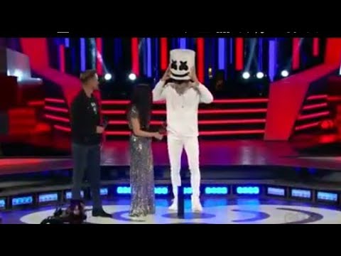 Marshmello Revealed His Face On Mmva 2018 - YouTube
