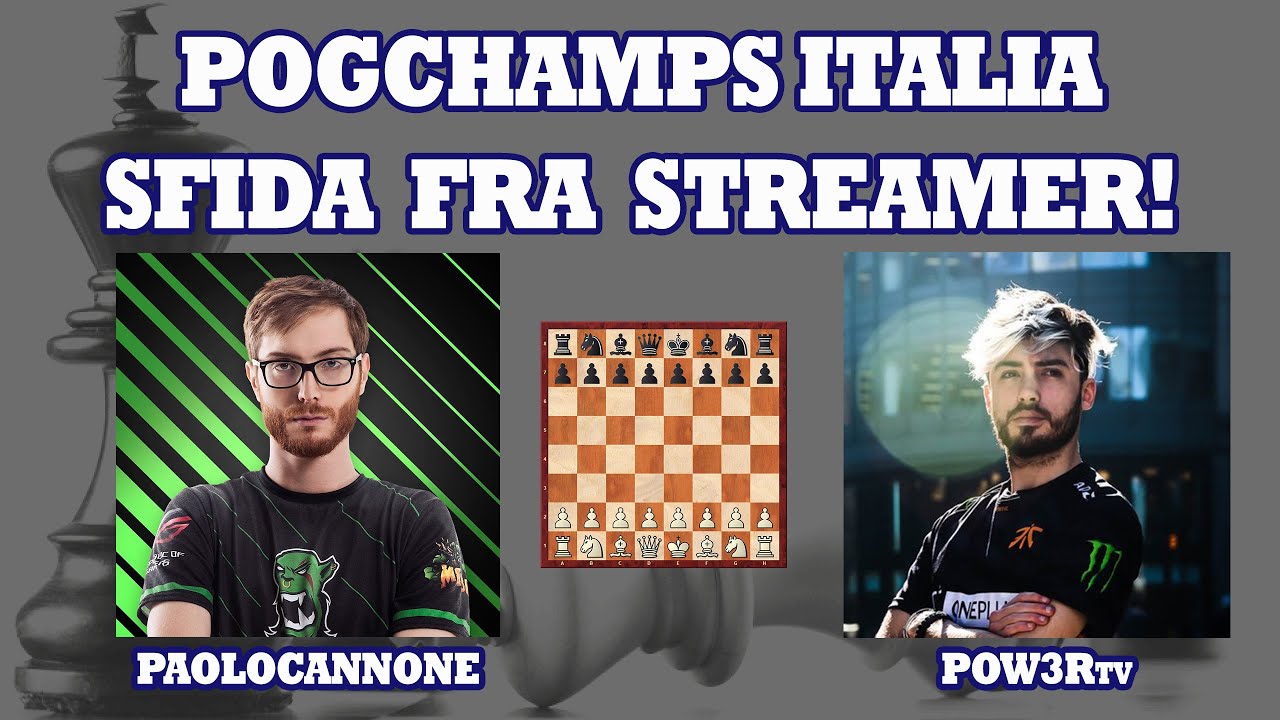 PAOLOCANNONE SFIDA A SCACCHI POW3Rtv | POGCHAMPS ITALIA - YouTube