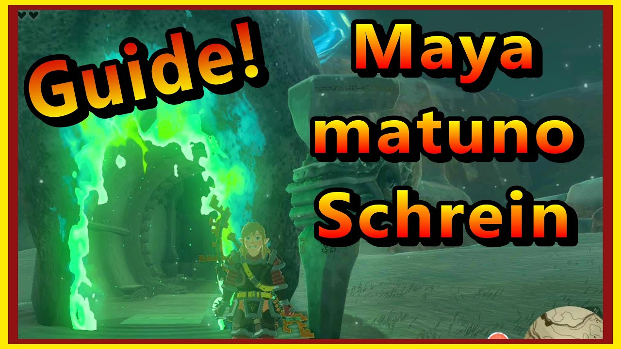 Guide! Maya-matuno-Schrein - Zelda Tears of the Kingdom - YouTube