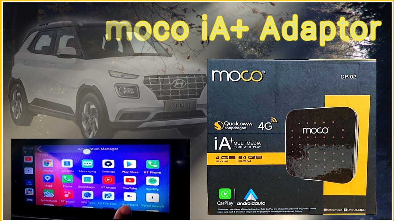 How to convert company player to Android auto+Apple Car Play/Moco iA+ Adaptor 4gb 64gb /Car ...