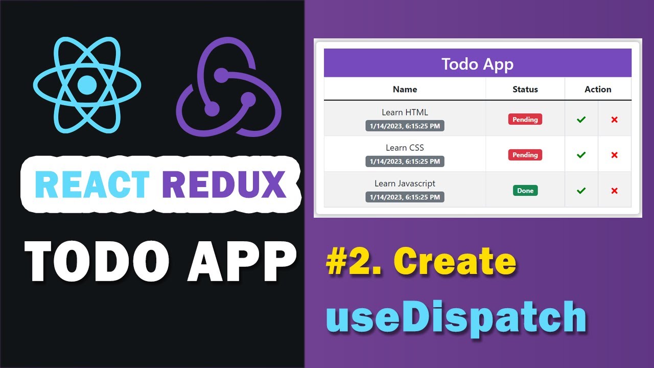 Build A Todo App With React Redux 2 Create Usedispatch React Redux 0979