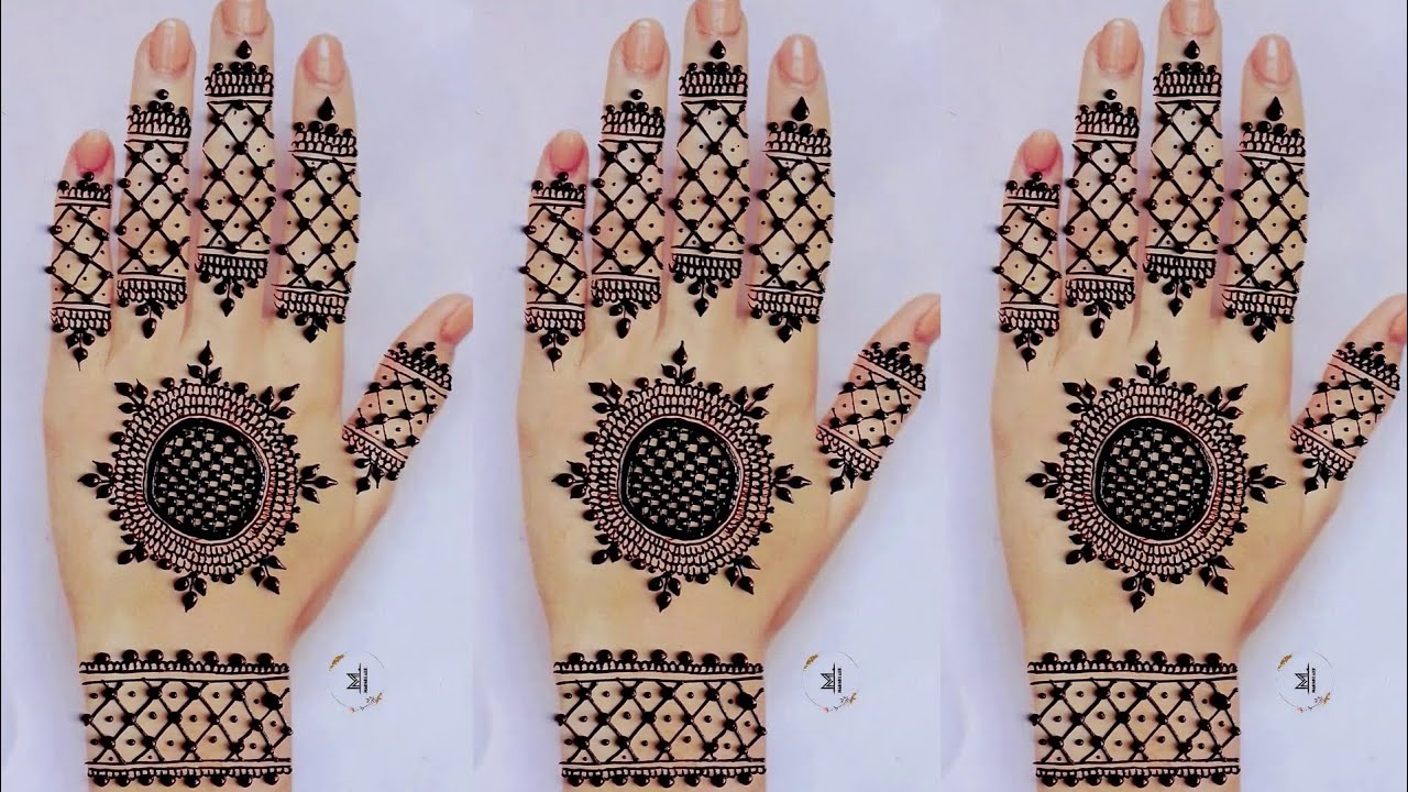 Most Simple & Easy Tikki Mehndi Design | Latest Mehandi Design | Gol ...