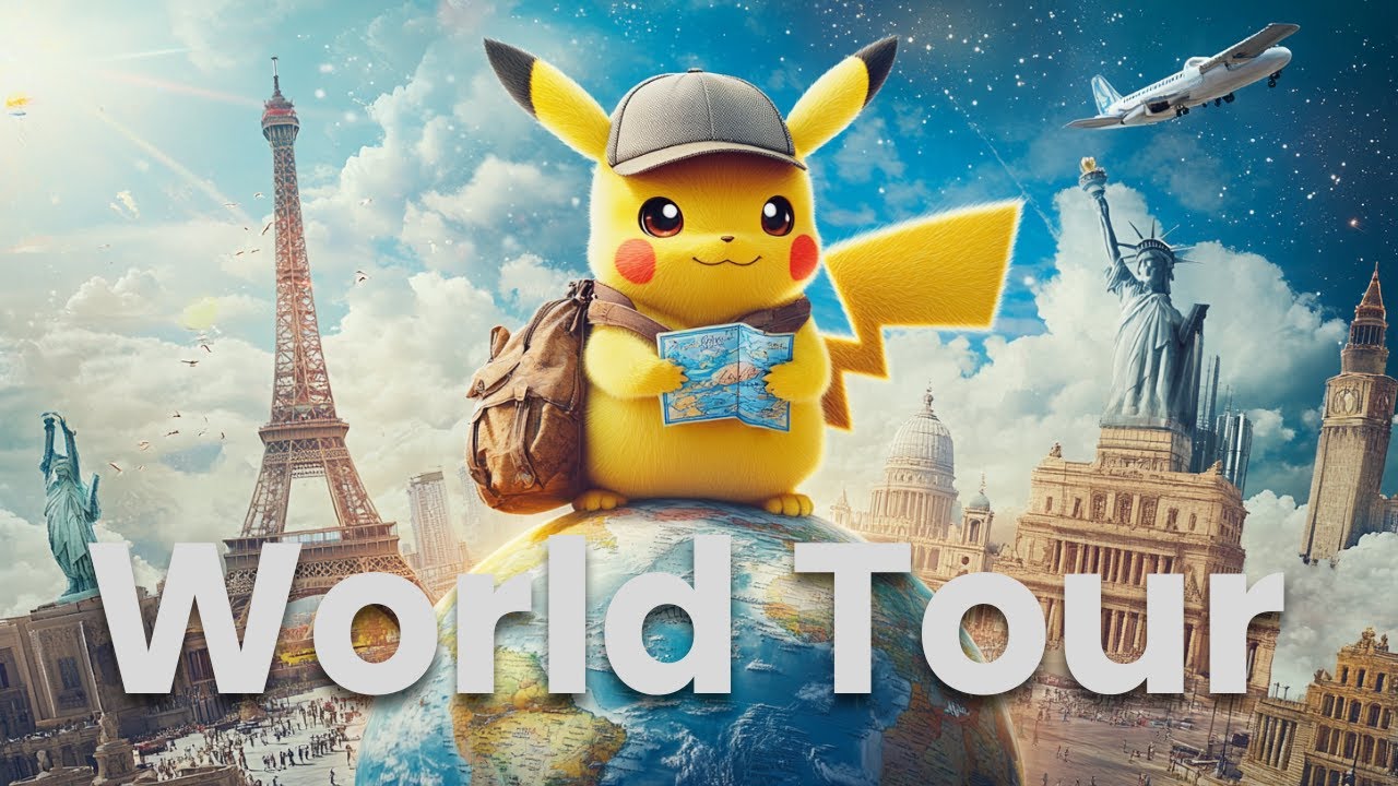 ⚡ Pikachu's Ultimate Solo World Tour: Exploring Iconic Places Across ...
