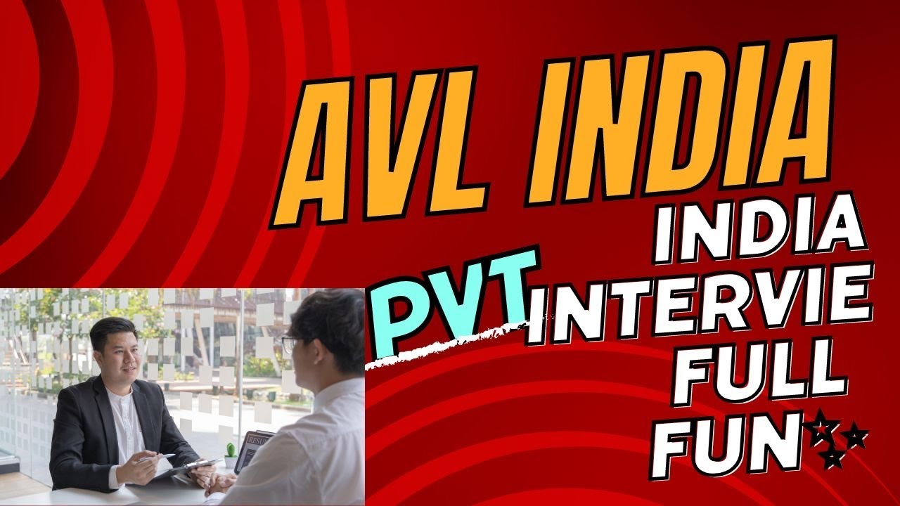 AVL INDIA PRIVATE LIMITED INTERVIEW IN LEMON TREE HOTEL CHENNAI - YouTube