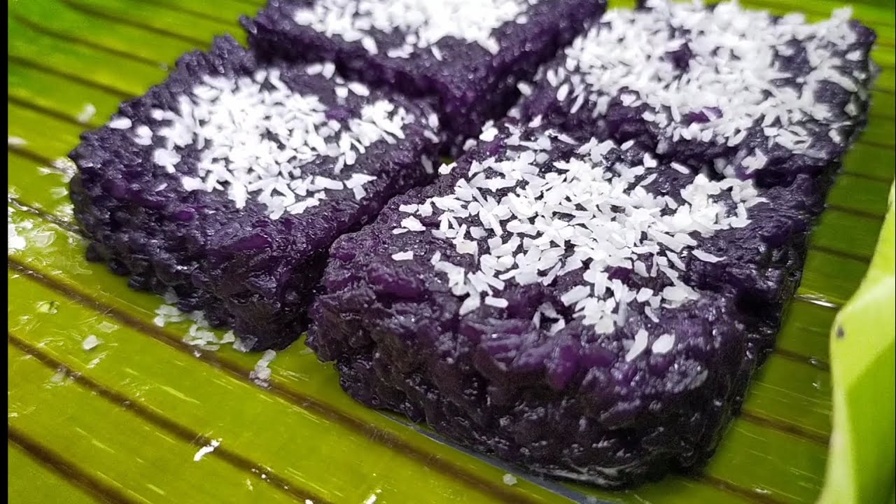 BIKO UBE RECIPE | 3 INGREDIENTS BIKO RECIPE | HOW TO MAKE BIKO UBE ...