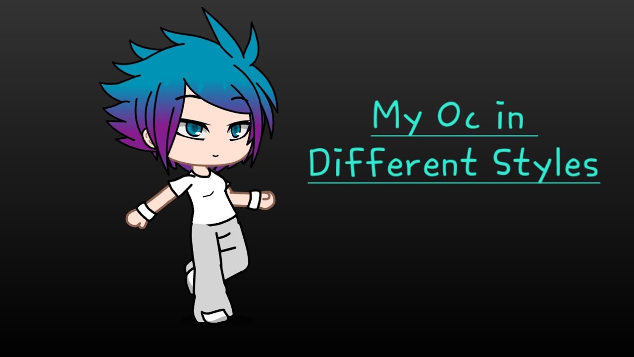 My OC in Different Styles - YouTube