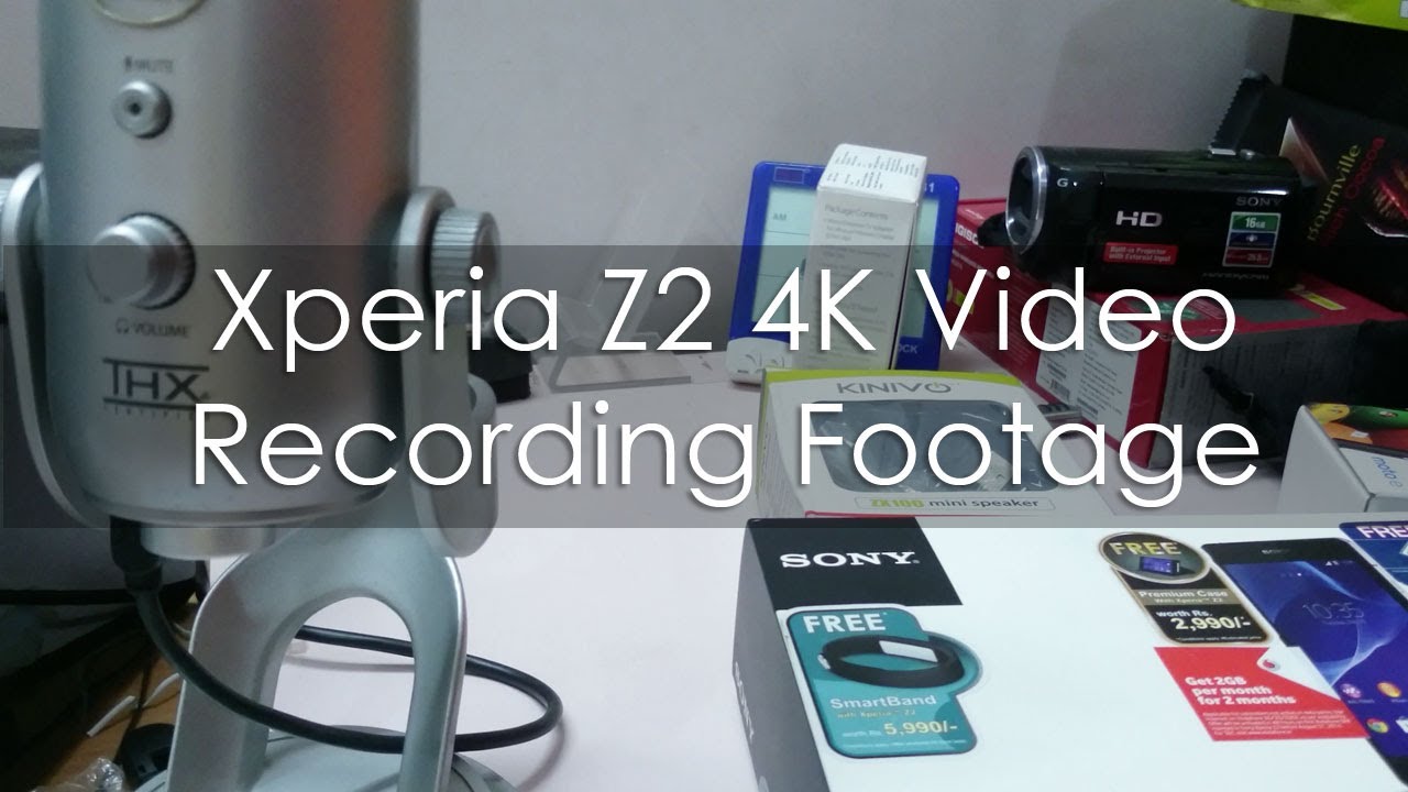 Sony Xperia Z2 4K Video Recording Indoors - RAW Unedited Video footage ...