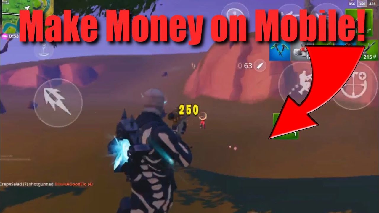 Make Money Playing Fortnite Mobile (Cash Cup) - YouTube