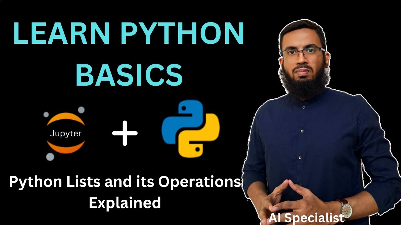 Learn Python Basics | Lists and its Operations Explained (in Hindi) - YouTube