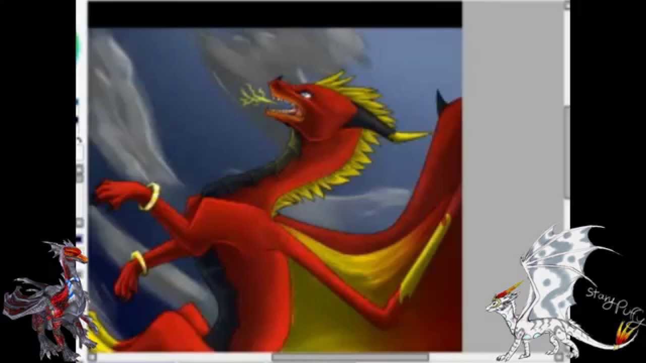 Lightning Dragon Speedpaint - YouTube