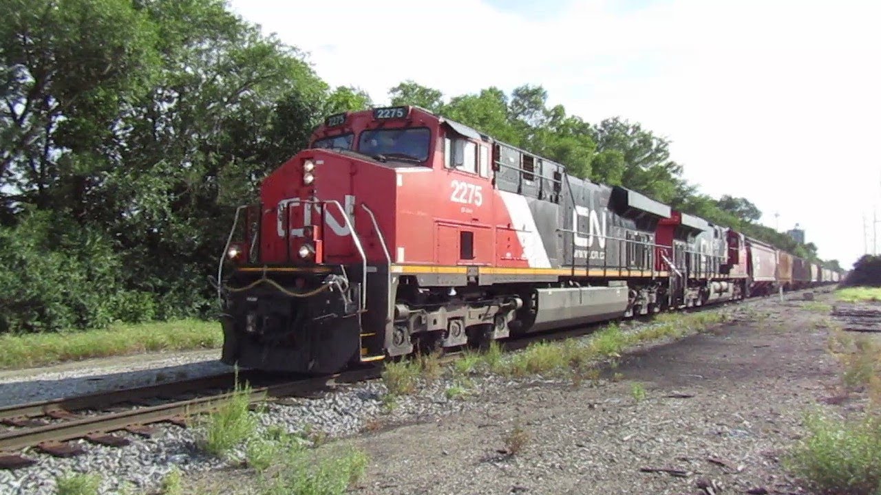 Canadian National A431 at Decatur, IL - Sept. 21, 2019 - YouTube