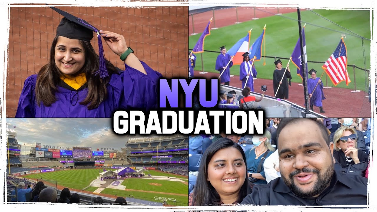 GRAND NEW YORK UNIVERSITY GRADUATION AT YANKEES - YouTube