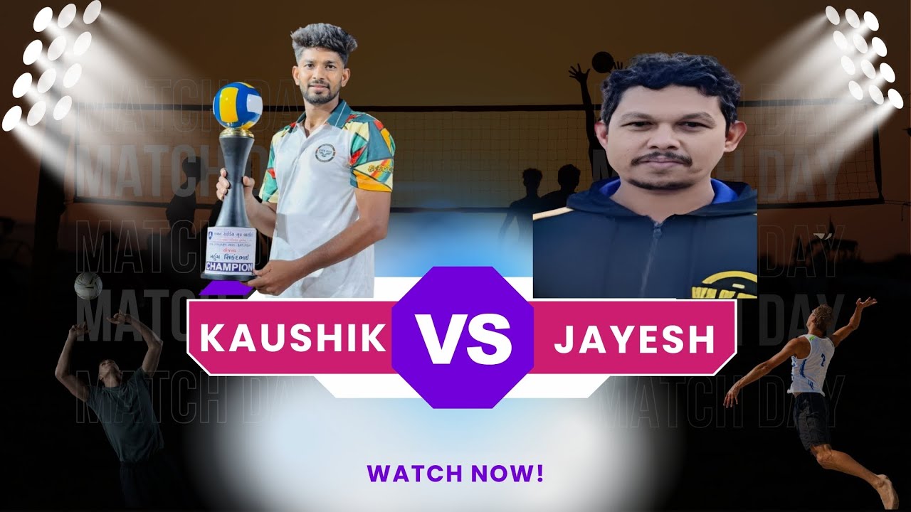 Kaushik jadav vs jayesh ambapardi @digas #vollryball - YouTube