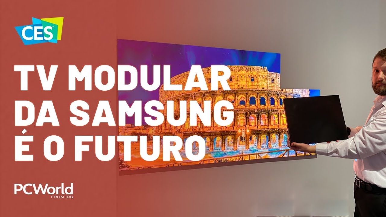 TV Modular microLED da Samsung é o futuro? [CES 2020] - YouTube