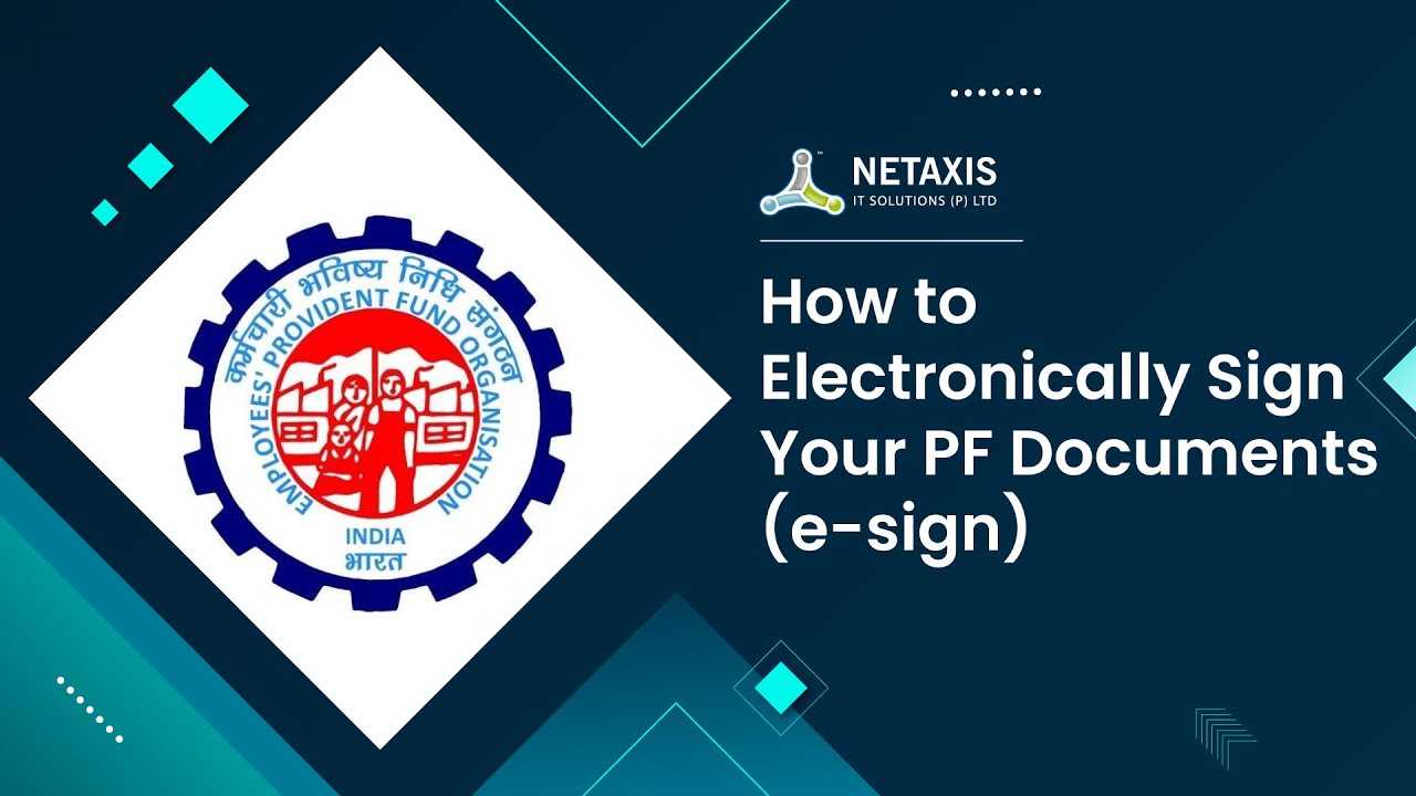 How to E-Sign on your EPF Account - YouTube