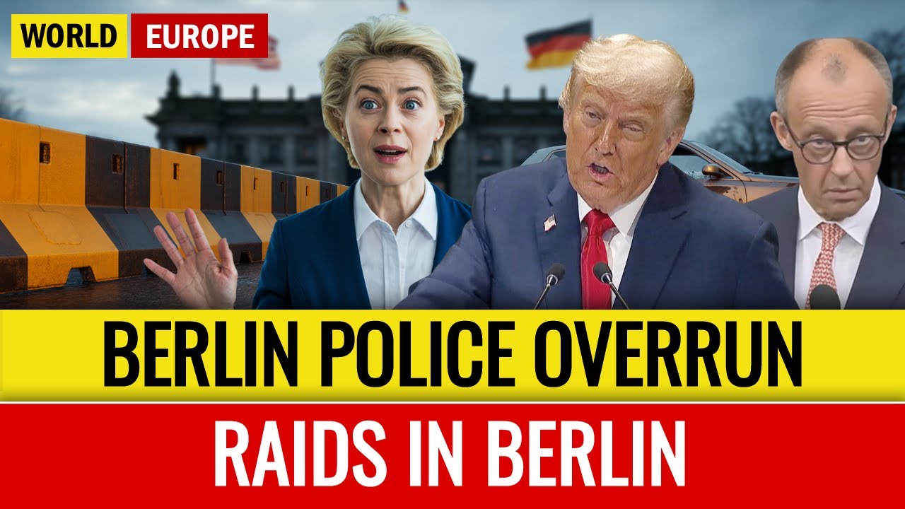 In Germany, it happened. Raids in Berlin. Tension is rising. News today ...