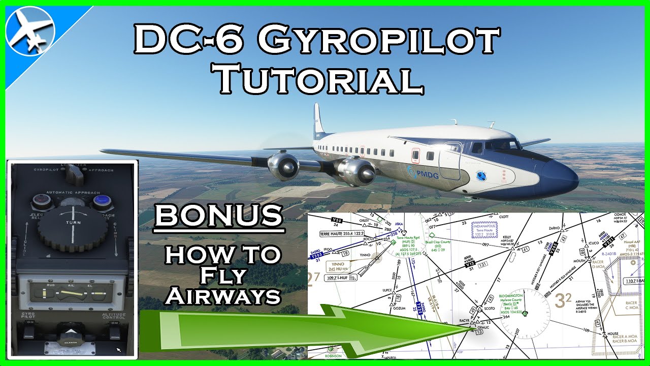 DC-6 Autopilot Tutorial, Victor Airways, ILS, Changeover Points ...