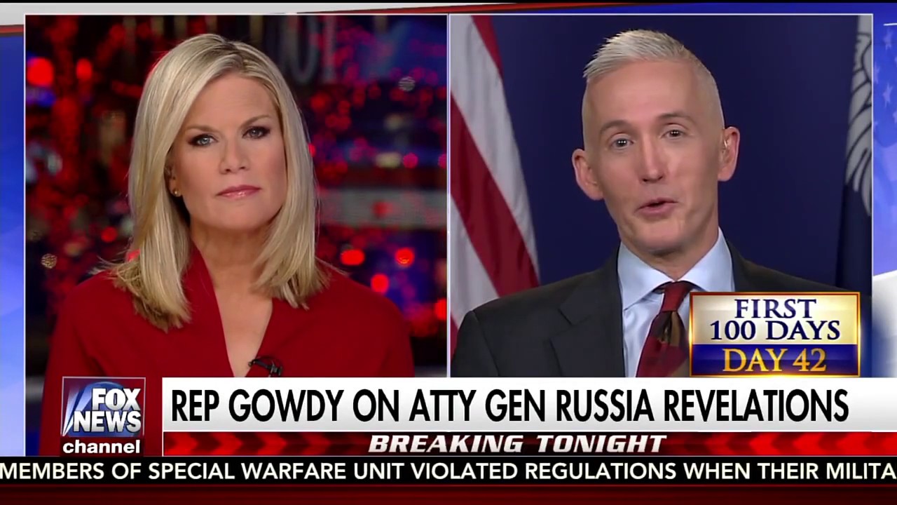 Rep. Gowdy Responds to Attorney General Sessions' Recusal - YouTube