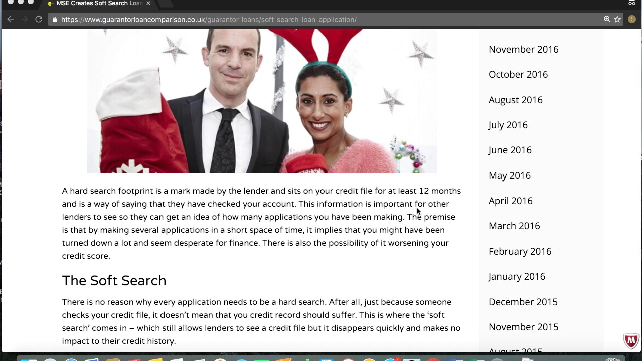 Soft Search Loan Application - YouTube