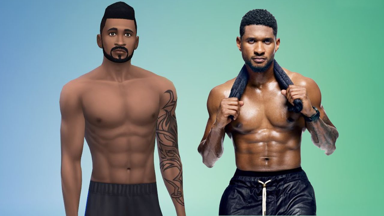 Singer USHER Raymond IV. * Best Celebrity Sims of the Sims 4 community ...