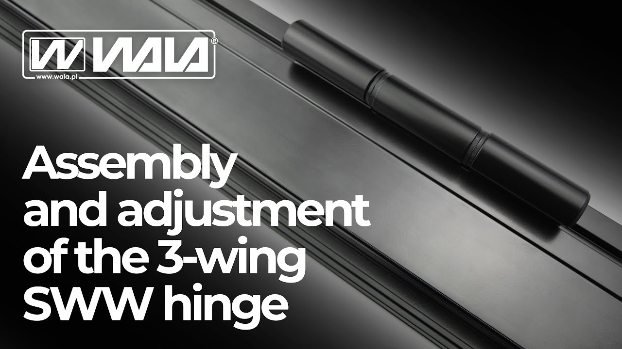 Wala hinges - Assembly and adjustment of the 3-wing SWW hinge - YouTube