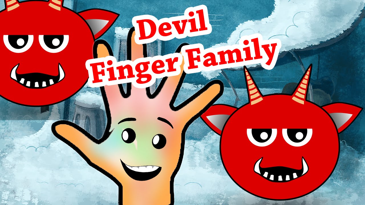 Devil Finger Family Nursery Finger Family Rhymes For Children | Cartoon ...