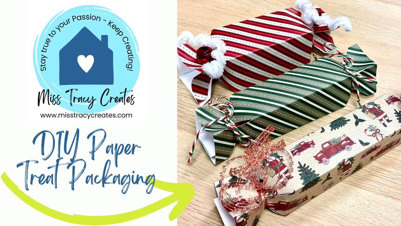 DIY Paper Treat Packaging for Small Gifts (Easy Paper Crafting Tutorial ...