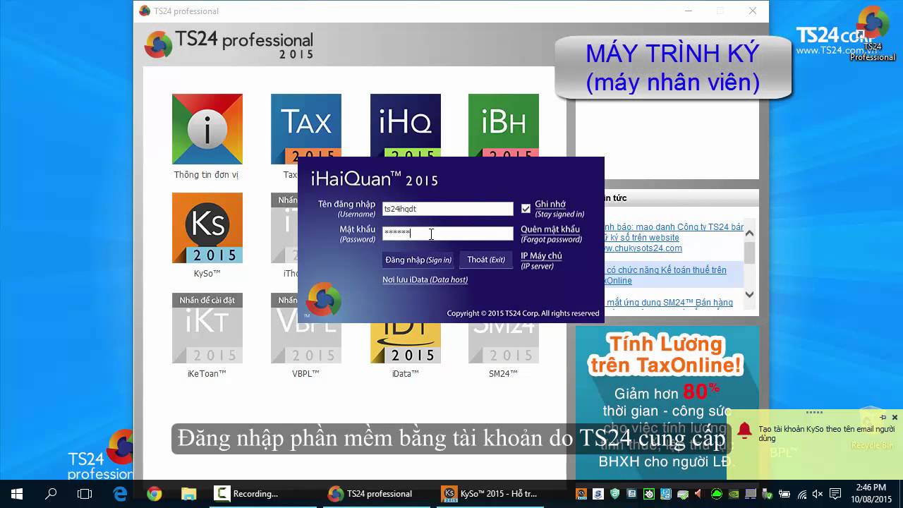 Trình ký - TS24 Professional - YouTube