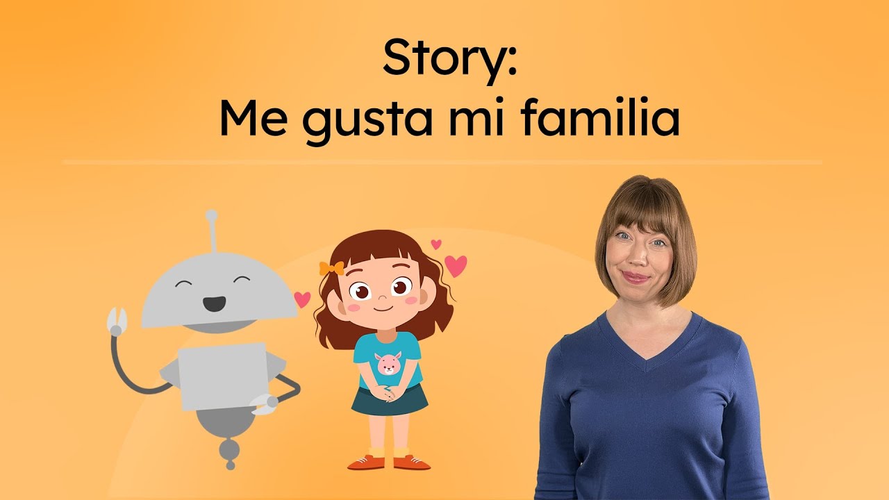 Story: Me gusta mi familia - My First Spanish Lessons NEW for Kids ...