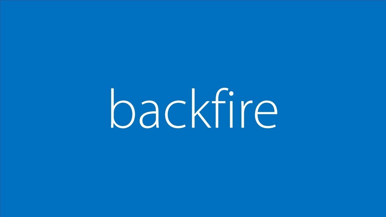 Word of the Day - backfire - YouTube