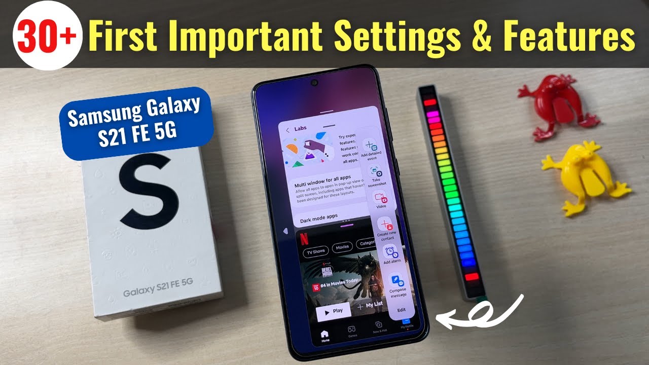 First 30 Important Settings & Features of Samsung S21 FE 5G '888' in ...