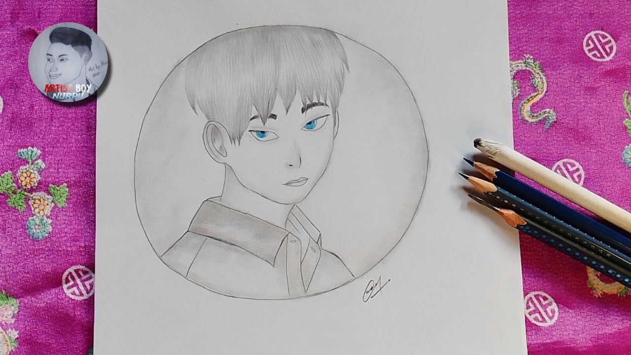 A handsome boy - drawing tutorial | step by step | pencil sketching ...