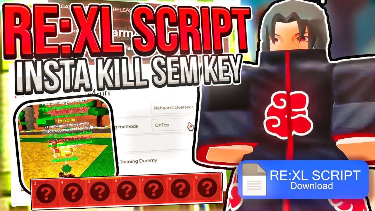 NOVO! Novo Script RE:XL para Celular e PC (Pegando tudo) | Script Roblox Atualizado - YouTube