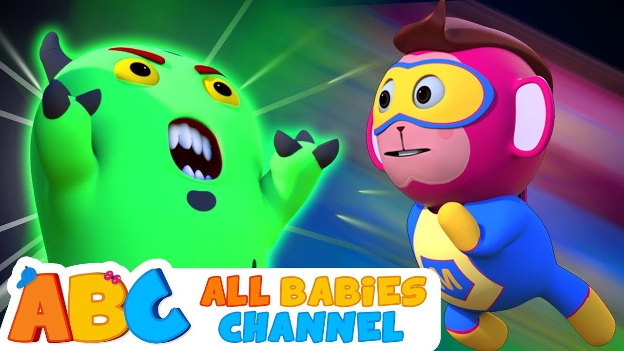 Nursery Rhymes | SUPERHERO VS GRUMPY MONSTER | Kids Songs By All Babies ...