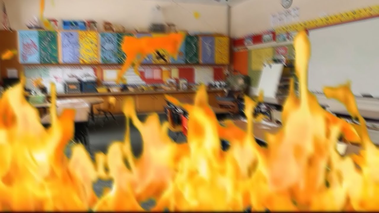How Students Would Actually React To A Fire - YouTube