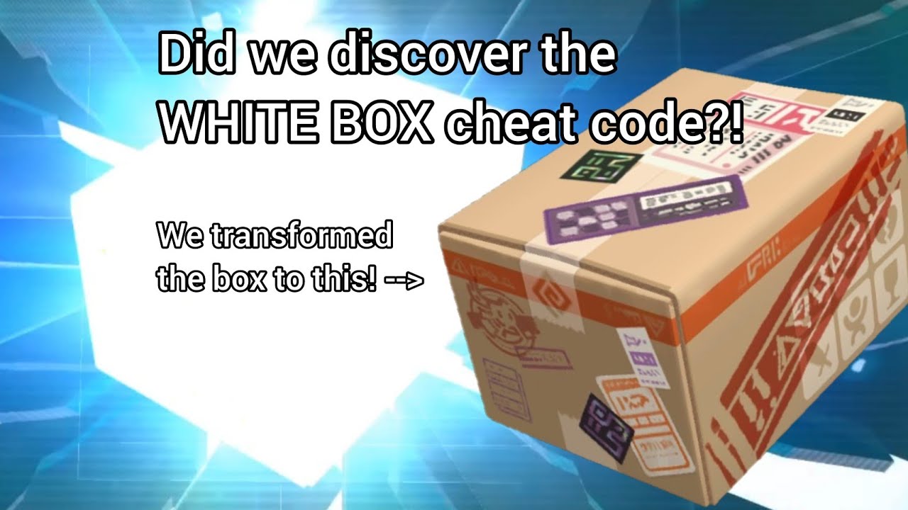 WHITE BOX CHEAT CODE?! Not Clickbait! OMG This Is Amazing! :)) - YouTube