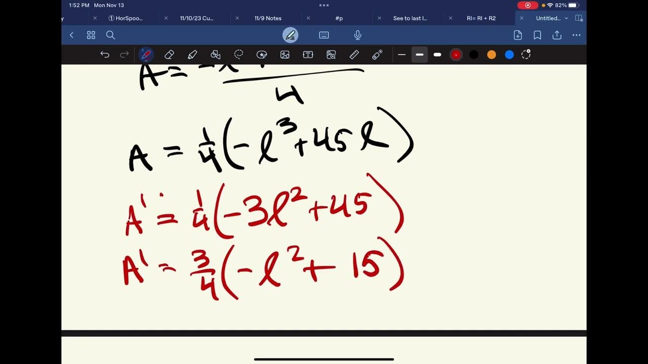 Calc 1 Optimization - Cardboard Box Problem - YouTube