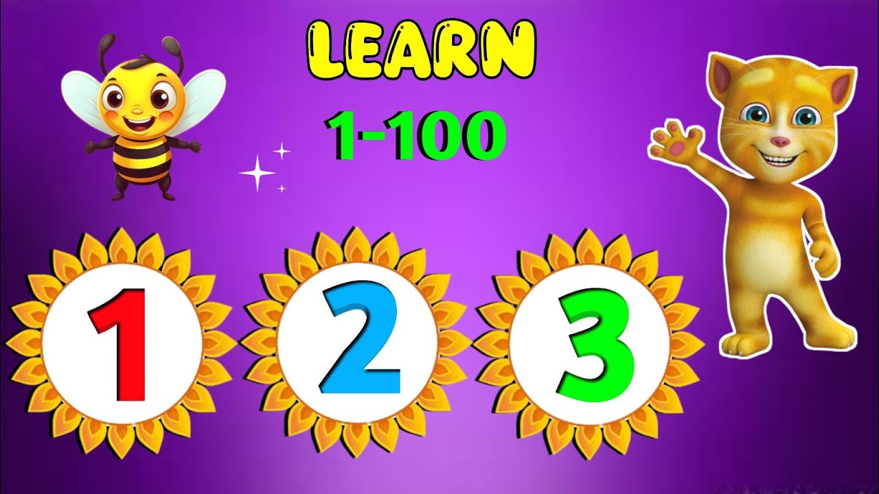 Counting 1 to 100|Numbers 1 -100|123 for Kids|123 Counting|Counting ...