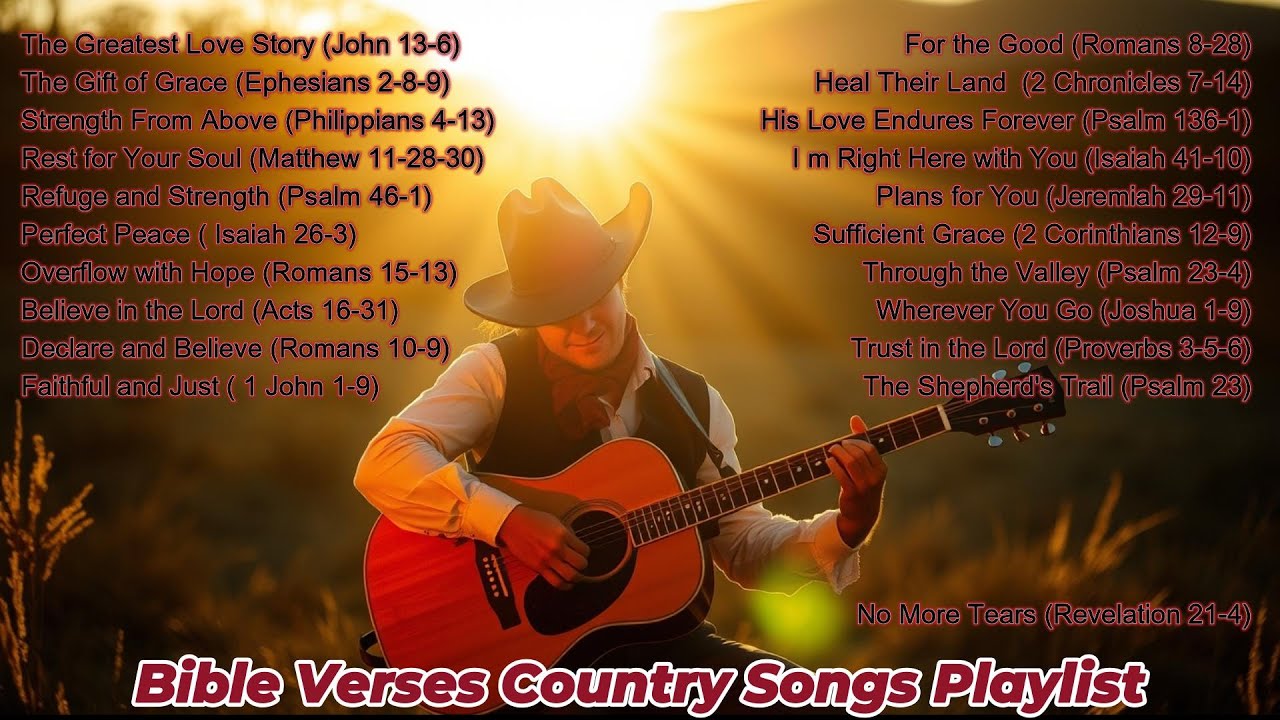 Best Bible Verses in Country Songs | God Is Good - YouTube