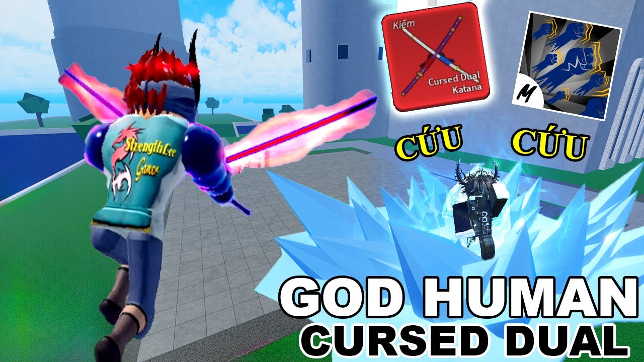 Strengthlee Học Combo Fan Cursed Dual + God Human Trở Thành Oden Săn Bounty Blox Fruit Cực Ảo ...