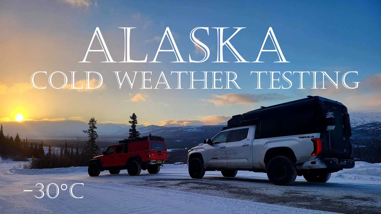 -30°C Winter Camping with Alaska Overlander | ASMR | 4K - YouTube
