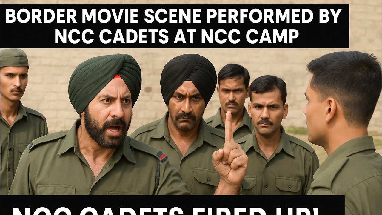 Border Movie Scene Performed by NCC Cadets at NCC Camp | NCC Cadets Fired Up ⁠ #ncc - YouTube